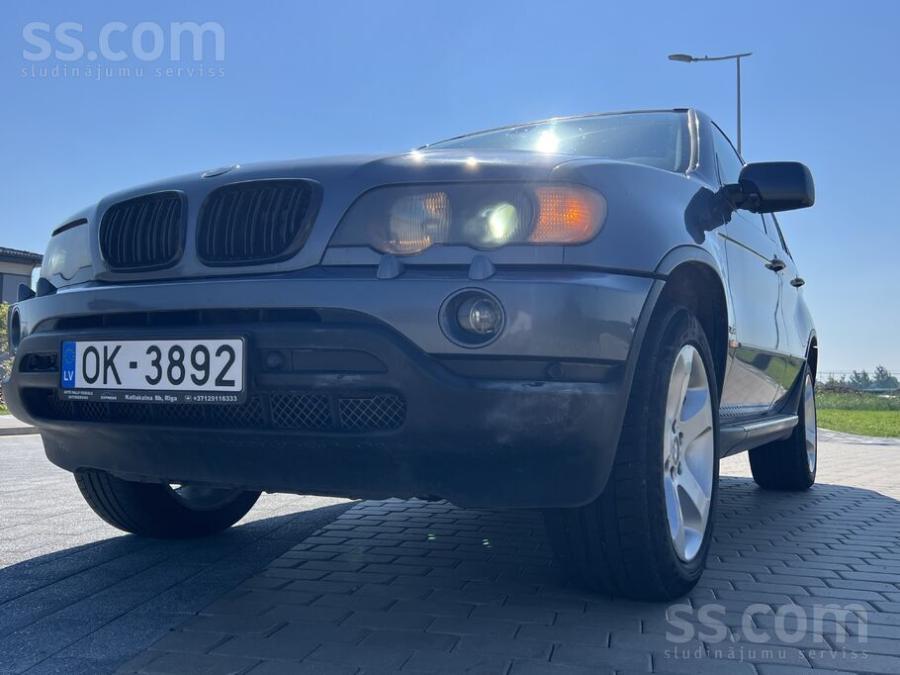 Pelēks BMW X5 2003 Rīga, ar dzinēja tilpumu 3.00 L un nobraukumu 412 tūkst. km par 3790 €, foto 3 vietnē AUTOMOTO.COM.LV
