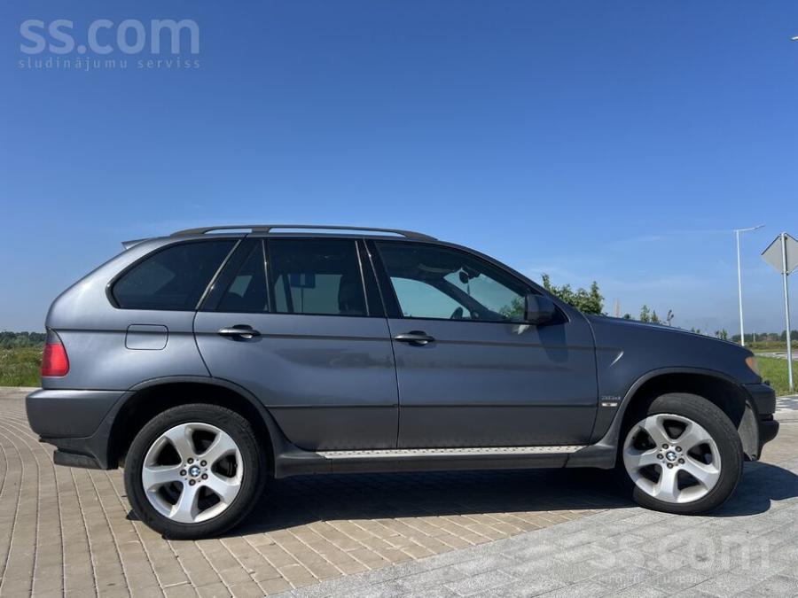 Pelēks BMW X5 2003 Rīga, ar dzinēja tilpumu 3.00 L un nobraukumu 412 tūkst. km par 3790 €, foto 4 vietnē AUTOMOTO.COM.LV