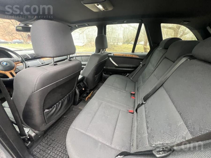 Pelēks BMW X5 2003 Rīga, ar dzinēja tilpumu 3.00 L un nobraukumu 412 tūkst. km par 3790 €, foto 7 vietnē AUTOMOTO.COM.LV