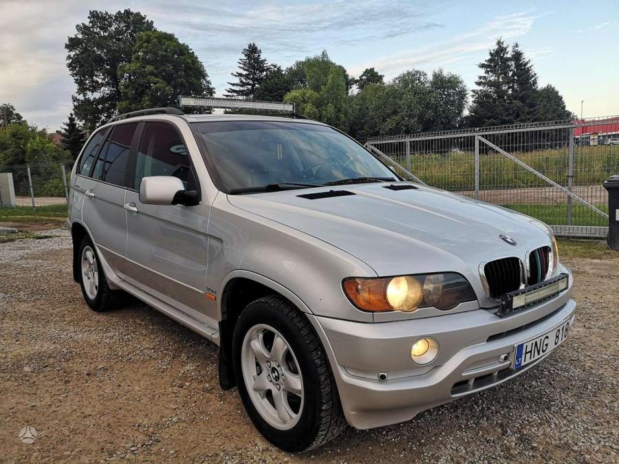 Grey BMW X5 2003 in Klaipeda, with an engine capacity of 3.00 L and mileage of 300 thousand km for 4400 €, photo 7 on AUTOMOTO.COM.LV