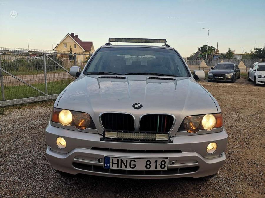 Grey BMW X5 2003 in Klaipeda, with an engine capacity of 3.00 L and mileage of 300 thousand km for 4400 €, photo 9 on AUTOMOTO.COM.LV