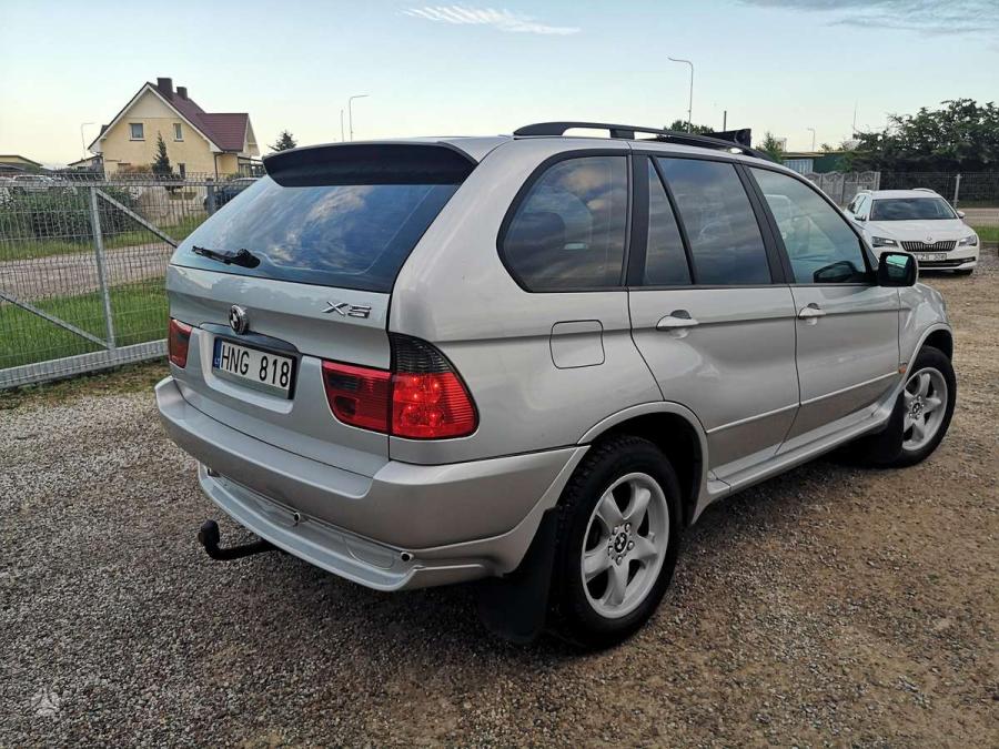 Grey BMW X5 2003 in Klaipeda, with an engine capacity of 3.00 L and mileage of 300 thousand km for 4400 €, photo 11 on AUTOMOTO.COM.LV