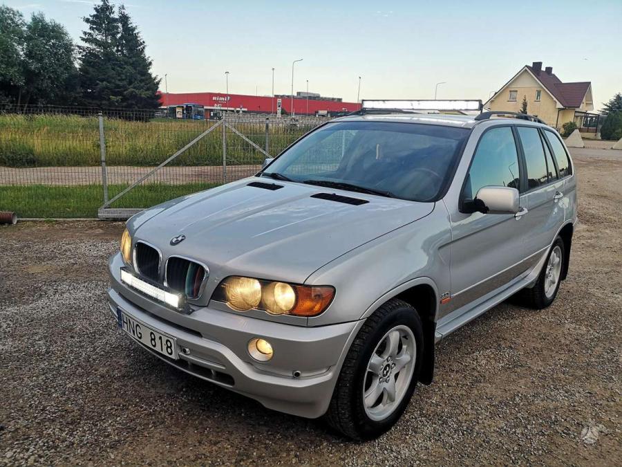 Grey BMW X5 2003 in Klaipeda, with an engine capacity of 3.00 L and mileage of 300 thousand km for 4400 €, photo 14 on AUTOMOTO.COM.LV