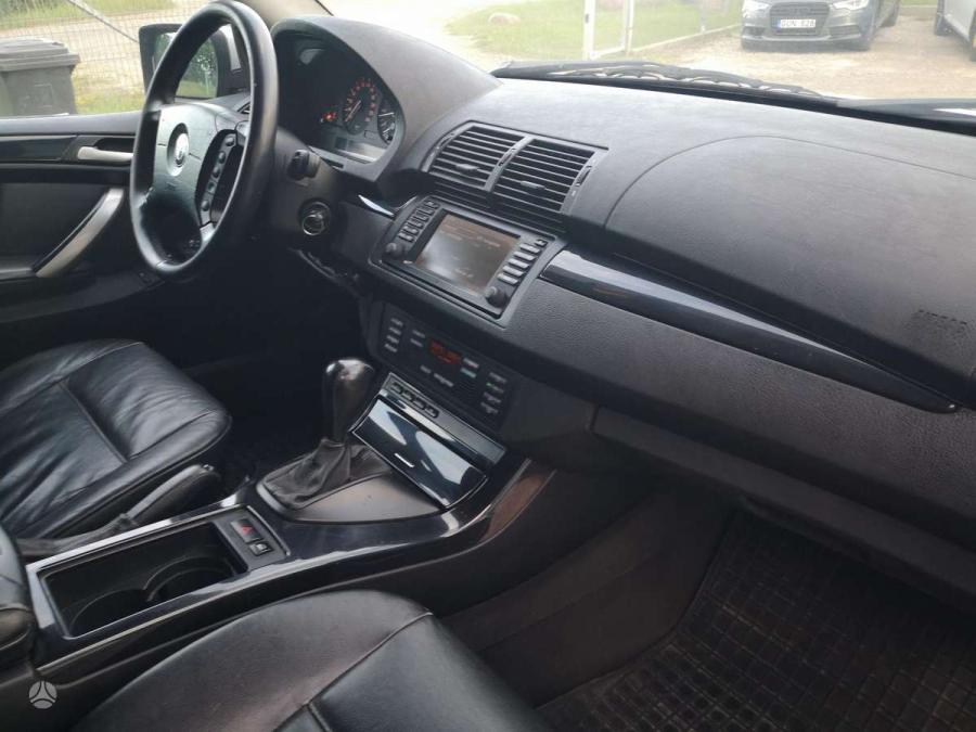 Grey BMW X5 2003 in Klaipeda, with an engine capacity of 3.00 L and mileage of 300 thousand km for 4400 €, photo 19 on AUTOMOTO.COM.LV
