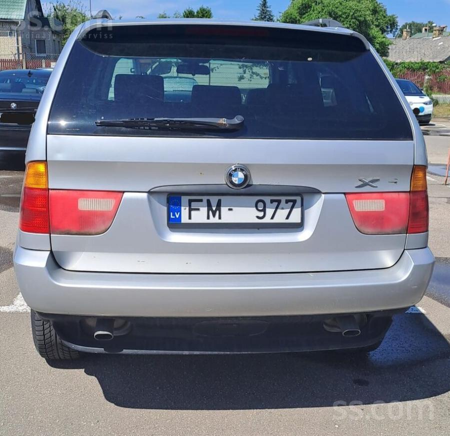 Серый БМВ Х5 2003 в Рига, объемом двигателя 3.00 л и пробегом 214 тыс. км за 2800 €, фото 5 на AUTOMOTO.COM.LV