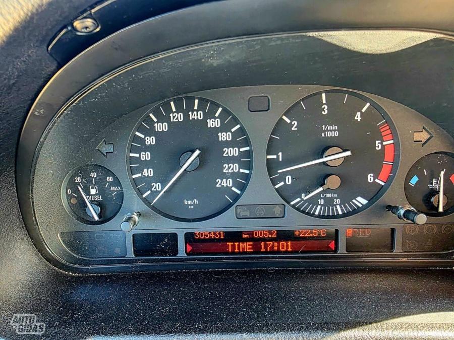 Grey BMW X5 2003 in Klaipeda, with an engine capacity of 2.90 L and mileage of 305 thousand km for 3300 €, photo 10 on AUTOMOTO.COM.LV