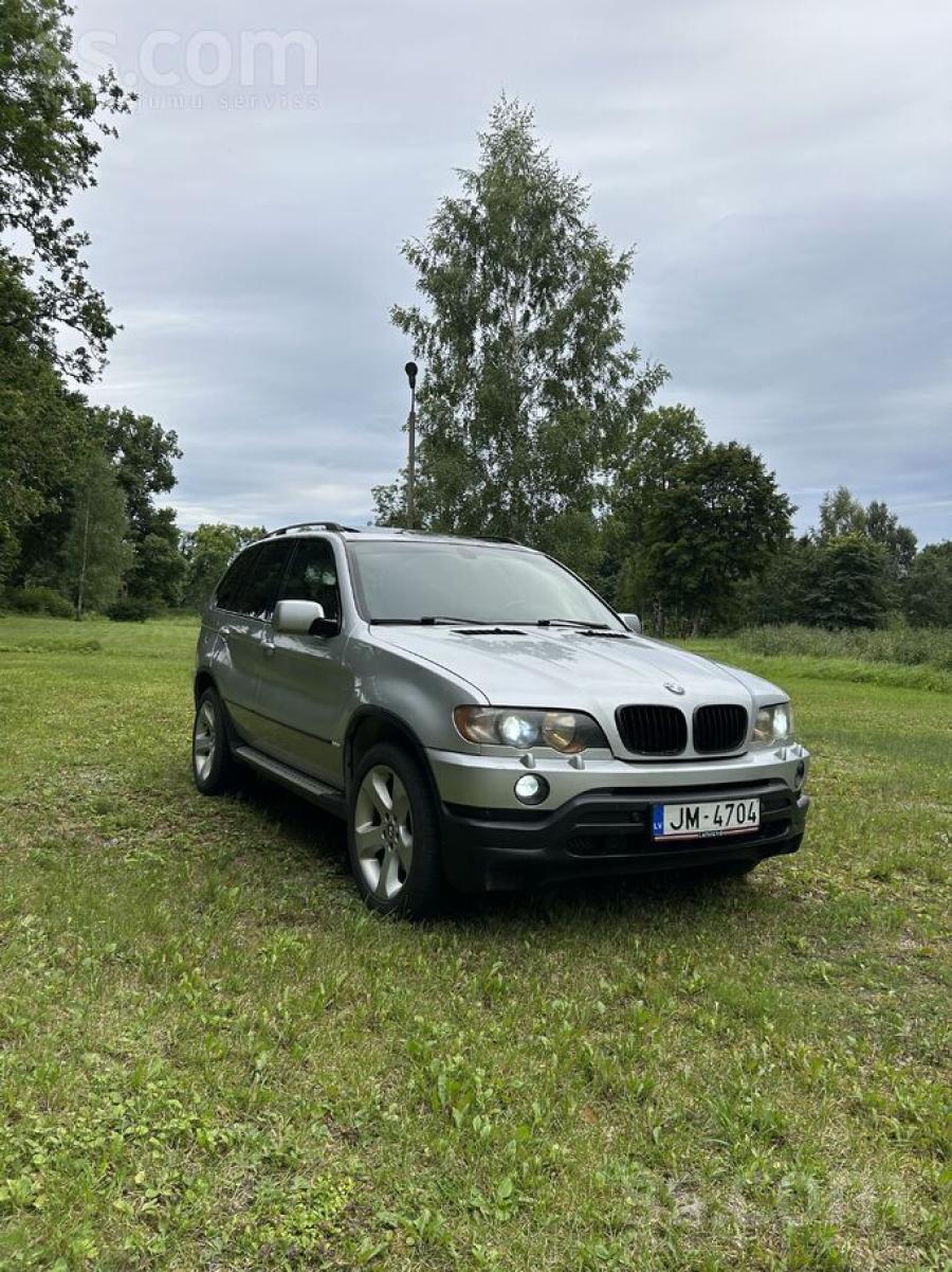 Grey BMW X5 2003 in Madona, with an engine capacity of 3.00 L and mileage of 407 thousand km for 2500 €, photo 1 on AUTOMOTO.COM.LV