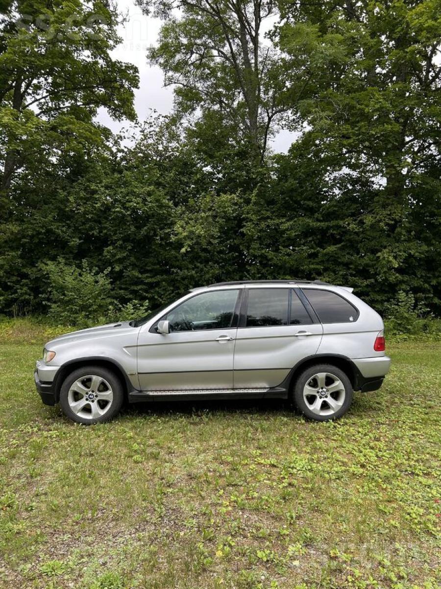 Grey BMW X5 2003 in Madona, with an engine capacity of 3.00 L and mileage of 407 thousand km for 2500 €, photo 5 on AUTOMOTO.COM.LV