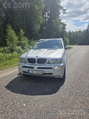 Grey BMW X5 2003 in Riga, with an engine capacity of 3.00 L and mileage of 300 thousand km for 4000 €, photo  on AUTOMOTO.COM.LV