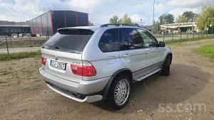 Pelēks BMW X5 2003 Jelgava, ar dzinēja tilpumu 4.60 L un nobraukumu 191 tūkst. km par 6500 €, foto 5 vietnē AUTOMOTO.COM.LV