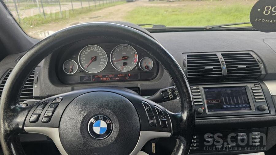 Pelēks BMW X5 2003 Jelgava, ar dzinēja tilpumu 4.60 L un nobraukumu 191 tūkst. km par 6500 €, foto 10 vietnē AUTOMOTO.COM.LV