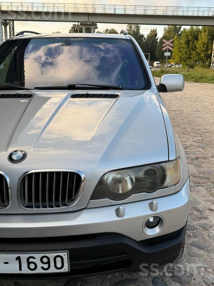 Pelēks BMW X5 2003 Rīga, ar dzinēja tilpumu 4.40 L un nobraukumu 370 tūkst. km par 4300 €, foto 12 vietnē AUTOMOTO.COM.LV