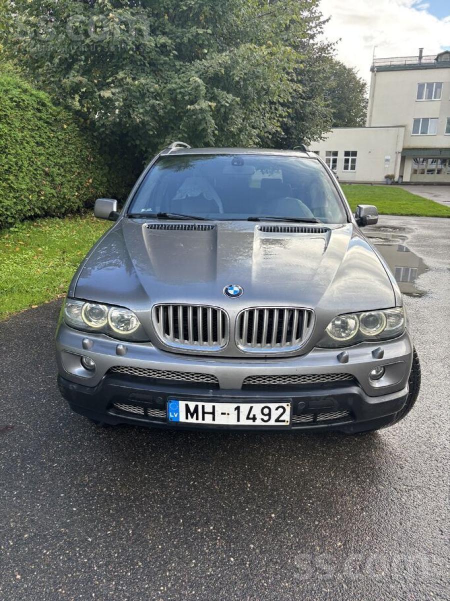 Pelēks BMW X5 2003 Daugavpils, ar dzinēja tilpumu 3.00 L un nobraukumu 405 tūkst. km par 5800 €, foto 1 vietnē AUTOMOTO.COM.LV
