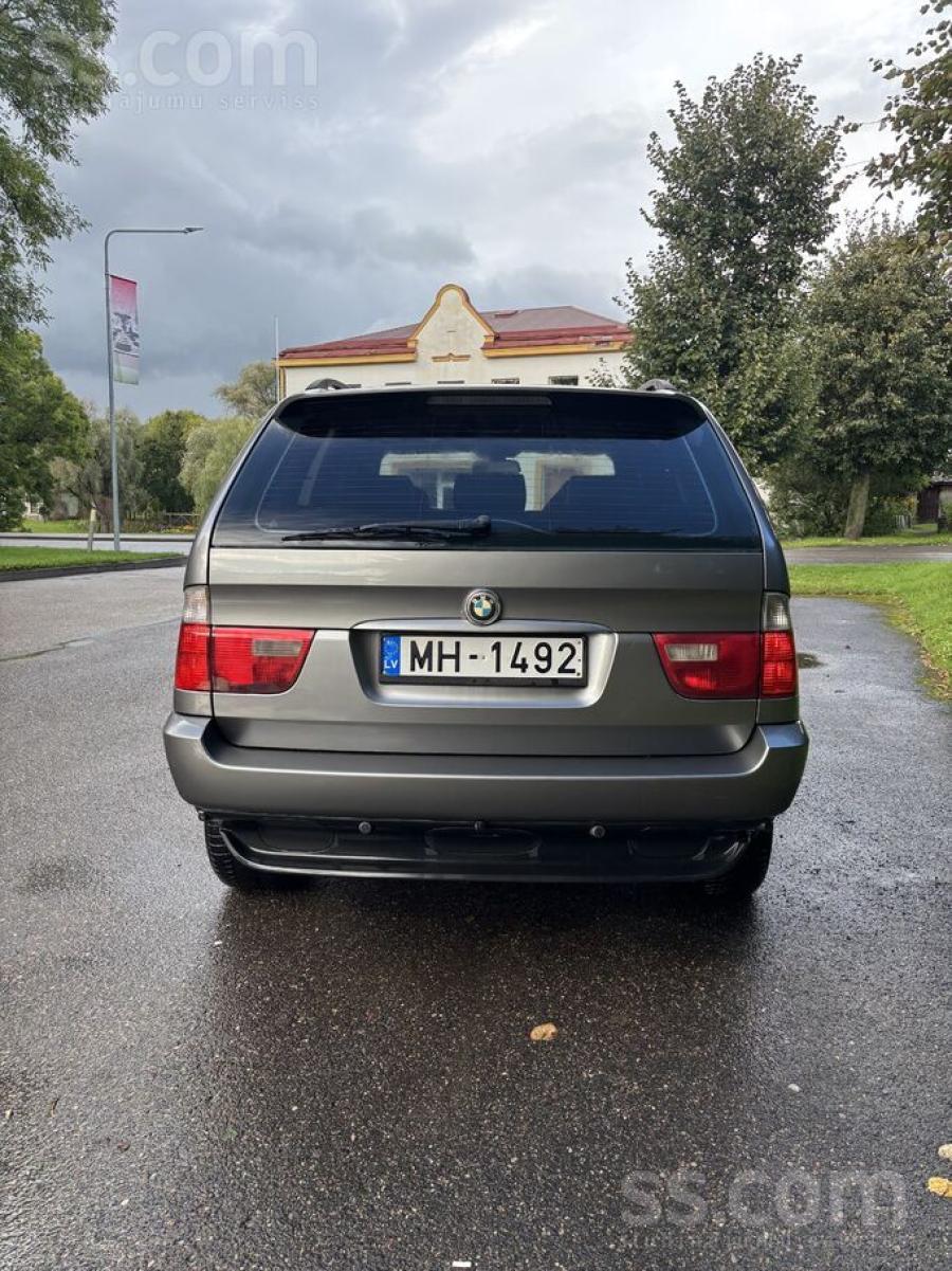 Pelēks BMW X5 2003 Daugavpils, ar dzinēja tilpumu 3.00 L un nobraukumu 405 tūkst. km par 5800 €, foto 4 vietnē AUTOMOTO.COM.LV