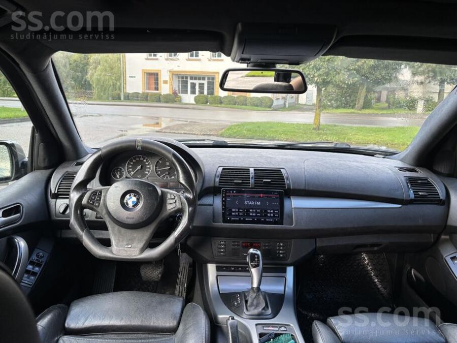 Pelēks BMW X5 2003 Daugavpils, ar dzinēja tilpumu 3.00 L un nobraukumu 405 tūkst. km par 5800 €, foto 5 vietnē AUTOMOTO.COM.LV