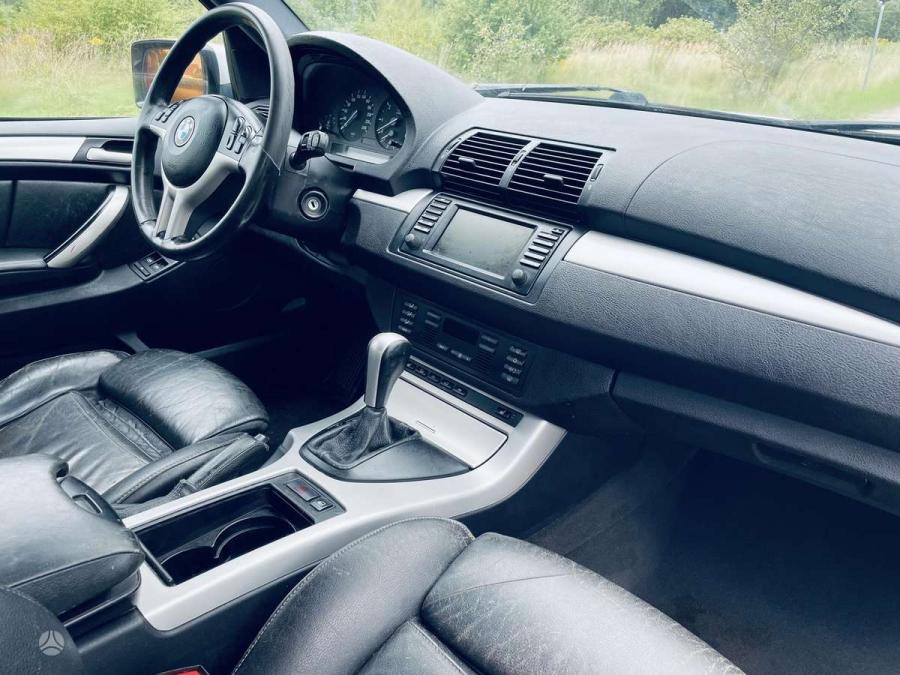 Pelēks BMW X5 2003 Viļņa, ar dzinēja tilpumu 2.93 L un nobraukumu 432 tūkst. km par 1600 €, foto 8 vietnē AUTOMOTO.COM.LV