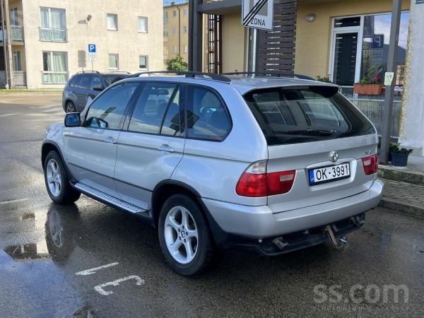 Grey BMW X5 2003 in Riga, with an engine capacity of 3.00 L and mileage of 370 thousand km for 3500 €, photo 4 on AUTOMOTO.COM.LV