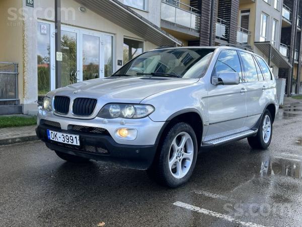 Grey BMW X5 2003 in Riga, with an engine capacity of 3.00 L and mileage of 370 thousand km for 3500 €, photo 6 on AUTOMOTO.COM.LV
