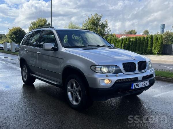Grey BMW X5 2003 in Riga, with an engine capacity of 3.00 L and mileage of 370 thousand km for 3500 €, photo 7 on AUTOMOTO.COM.LV