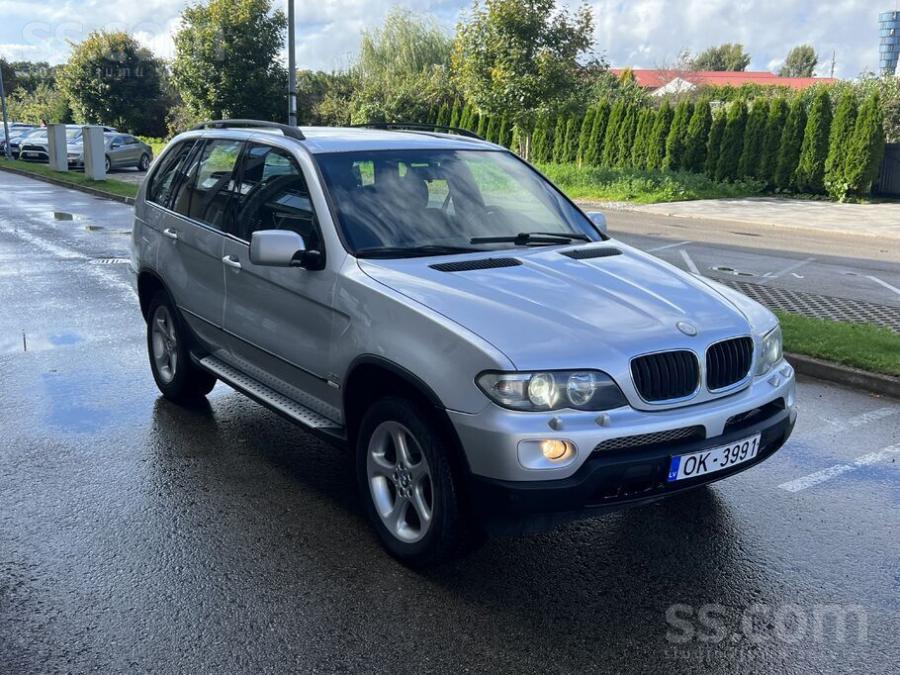 Grey BMW X5 2003 in Riga, with an engine capacity of 3.00 L and mileage of 370 thousand km for 3350 €, photo 8 on AUTOMOTO.COM.LV