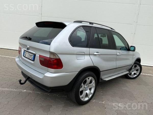 Grey BMW X5 2003 in Riga, with an engine capacity of 3.00 L and mileage of 0 thousand km for 5750 €, photo 3 on AUTOMOTO.COM.LV