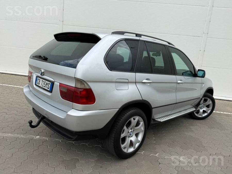 Pelēks BMW X5 2003 Rīga, ar dzinēja tilpumu 3.00 L un nobraukumu 0 tūkst. km par 5750 €, foto 3 vietnē AUTOMOTO.COM.LV