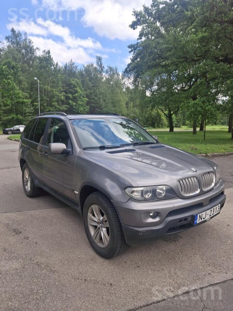 Pelēks BMW X5 2004 Rīga, ar dzinēja tilpumu 3.00 L un nobraukumu 357 tūkst. km par 3400 €, foto 2 vietnē AUTOMOTO.COM.LV