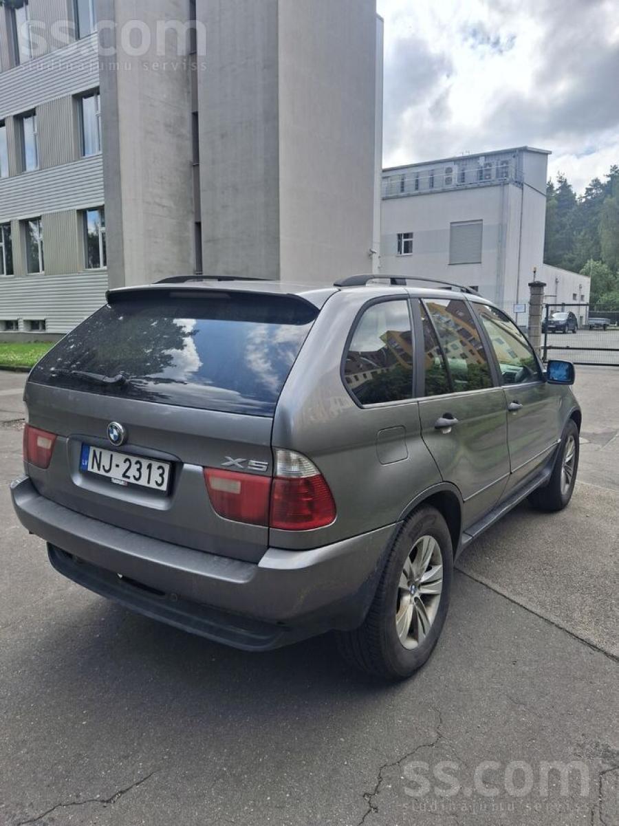 Pelēks BMW X5 2004 Rīga, ar dzinēja tilpumu 3.00 L un nobraukumu 357 tūkst. km par 3400 €, foto 3 vietnē AUTOMOTO.COM.LV