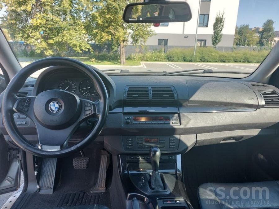 Pelēks BMW X5 2004 Rīga, ar dzinēja tilpumu 3.00 L un nobraukumu 345 tūkst. km par 2500 €, foto 6 vietnē AUTOMOTO.COM.LV