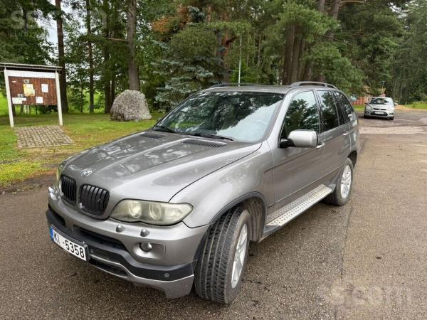 Grey BMW X5 2004 in Jekabpils, with an engine capacity of 3.00 L and mileage of 326 thousand km for 4300 €, photo 2 on AUTOMOTO.COM.LV