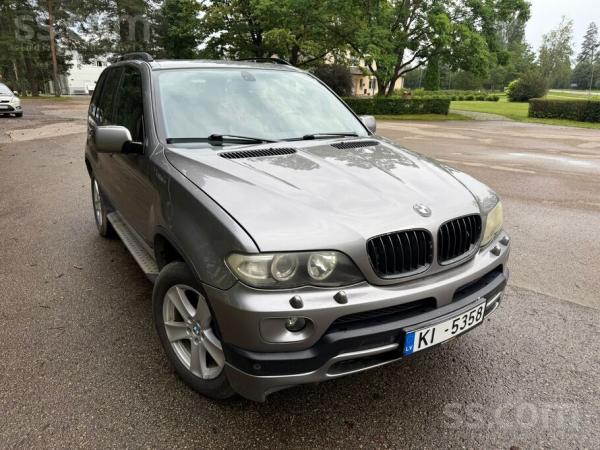 Grey BMW X5 2004 in Jekabpils, with an engine capacity of 3.00 L and mileage of 326 thousand km for 4300 €, photo 3 on AUTOMOTO.COM.LV