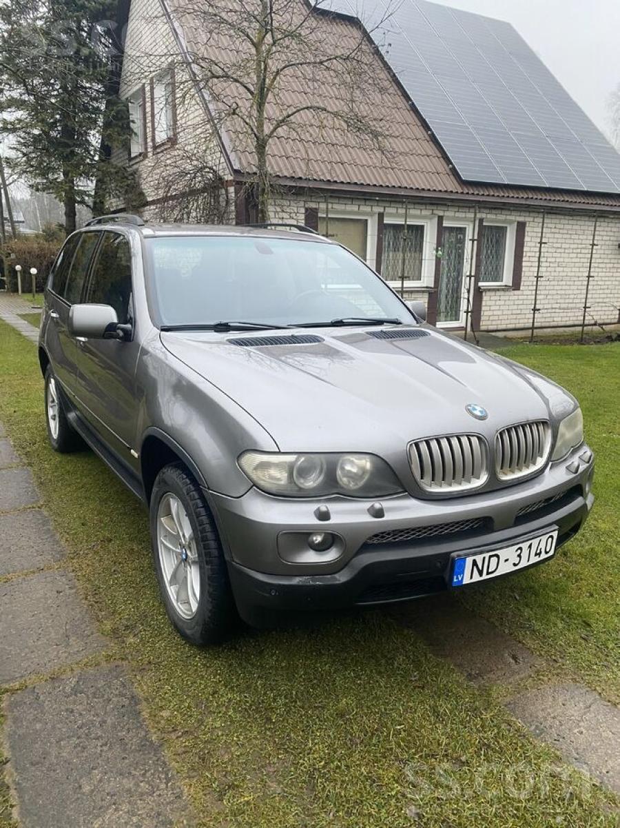 Pelēks BMW X5 2004 Rīga, ar dzinēja tilpumu 3.00 L un nobraukumu 406 tūkst. km par 4700 €, foto 2 vietnē AUTOMOTO.COM.LV