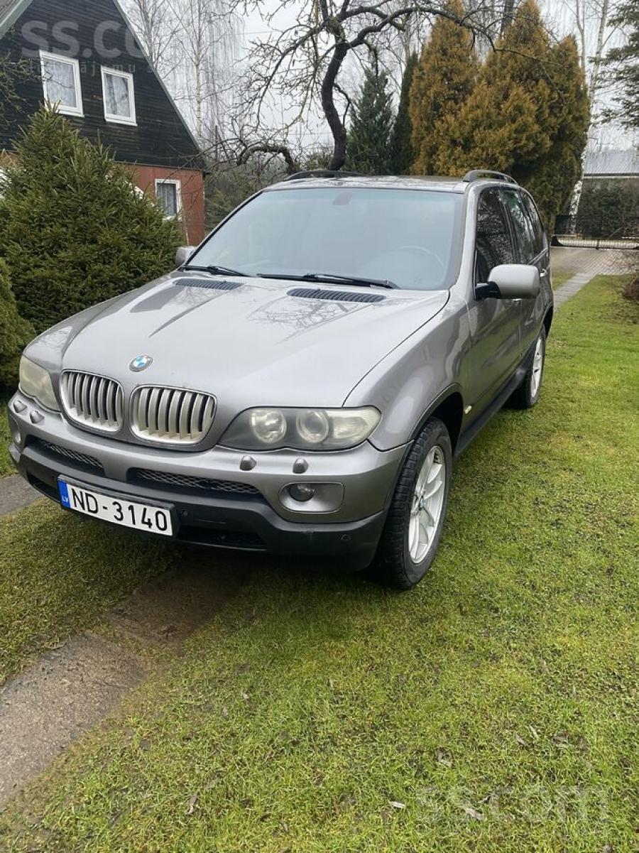 Pelēks BMW X5 2004 Rīga, ar dzinēja tilpumu 3.00 L un nobraukumu 406 tūkst. km par 4700 €, foto 3 vietnē AUTOMOTO.COM.LV