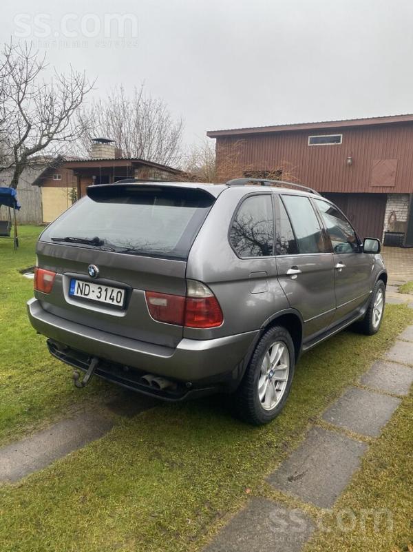 Grey BMW X5 2004 in Riga, with an engine capacity of 3.00 L and mileage of 406 thousand km for 4700 €, photo 5 on AUTOMOTO.COM.LV