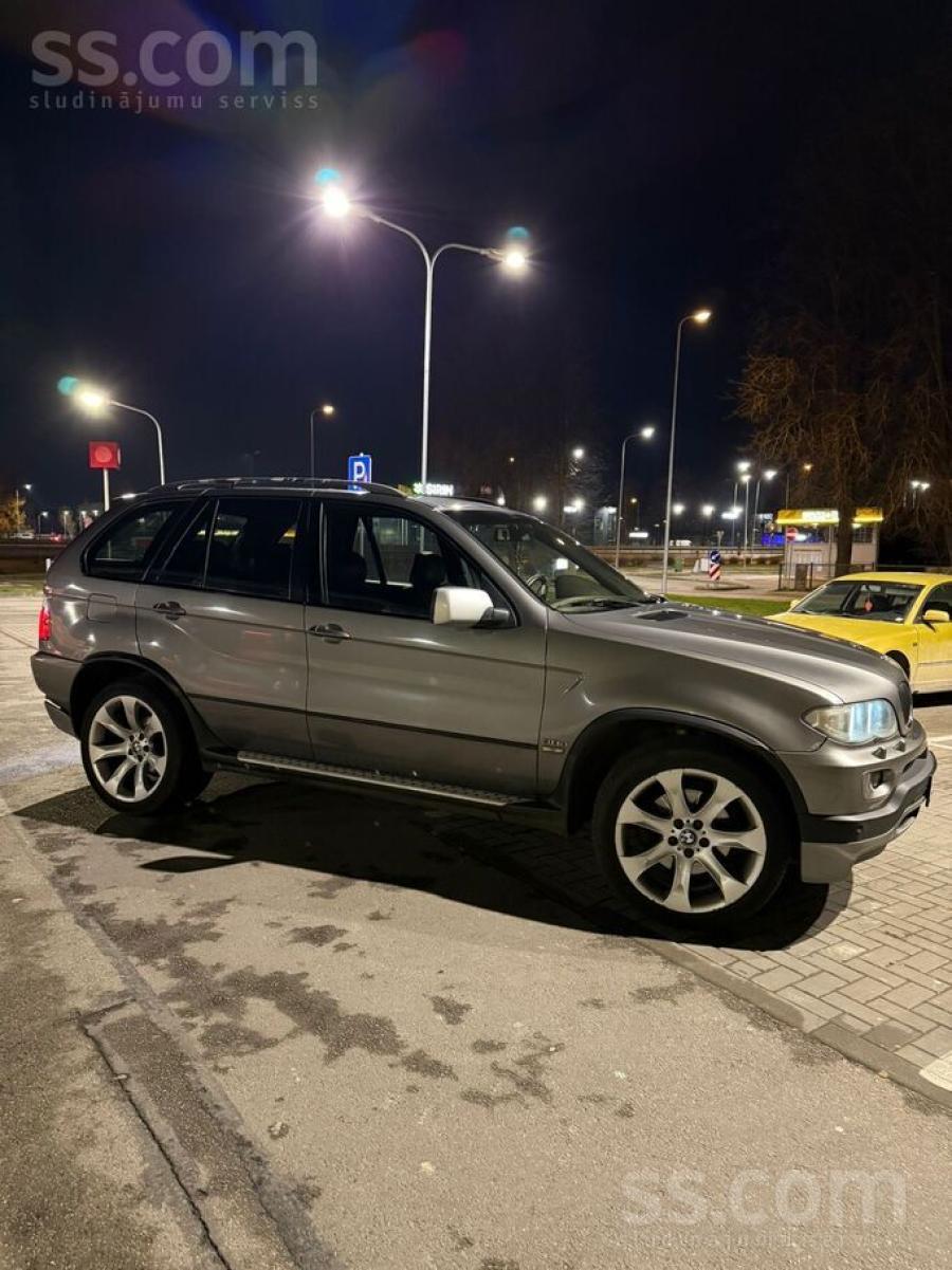 Grey BMW X5 2004 in Riga, with an engine capacity of 3.00 L and mileage of 421 thousand km for 6500 €, photo 9 on AUTOMOTO.COM.LV
