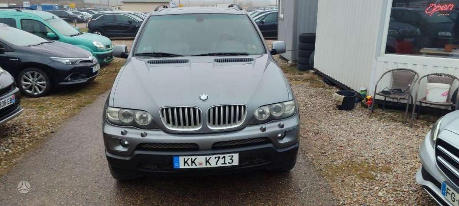 Pelēks BMW X5 2004 Viļņa, ar dzinēja tilpumu 3.00 L un nobraukumu 209 tūkst. km par 5650 €, foto 4 vietnē AUTOMOTO.COM.LV
