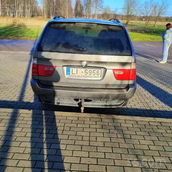 Grey BMW X5 2004 in Liepaja, with an engine capacity of 3.00 L and mileage of 311 thousand km for 4500 €, photo 7 on AUTOMOTO.COM.LV