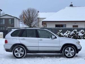 Grey BMW X5 2004 in Vilnius, with an engine capacity of 2.99 L and mileage of 330 thousand km for 3500 €, photo 6 on AUTOMOTO.COM.LV