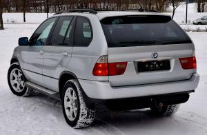 Grey BMW X5 2004 in Alytus, with an engine capacity of 2.93 L and mileage of 276 thousand km for 3950 €, photo 4 on AUTOMOTO.COM.LV