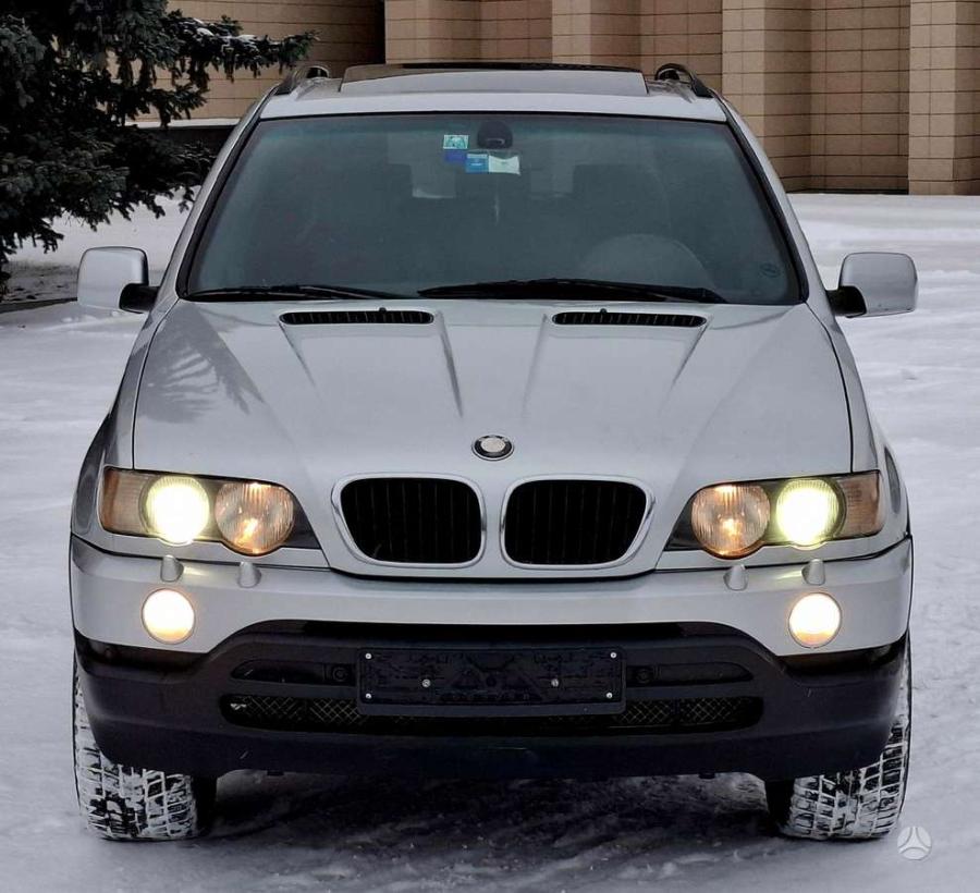Grey BMW X5 2004 in Alytus, with an engine capacity of 2.93 L and mileage of 276 thousand km for 3950 €, photo 14 on AUTOMOTO.COM.LV