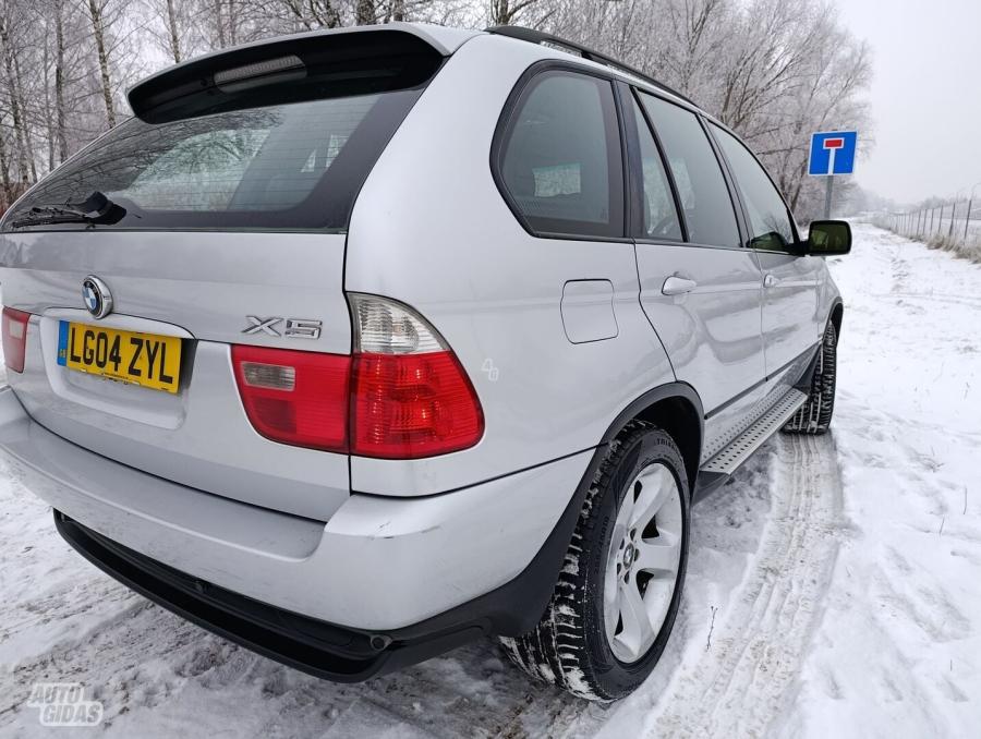 Pelēks BMW X5 2004 Marijampole, ar dzinēja tilpumu 3.00 L un nobraukumu 145 tūkst. km par 2999 €, foto 1 vietnē AUTOMOTO.COM.LV