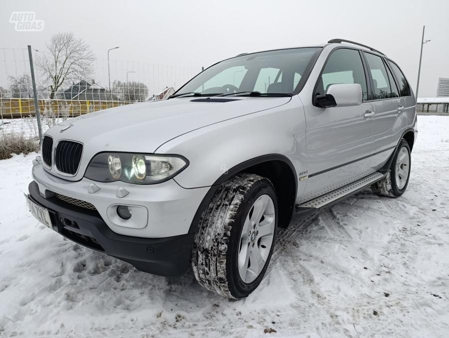 Pelēks BMW X5 2004 Marijampole, ar dzinēja tilpumu 3.00 L un nobraukumu 145 tūkst. km par 2999 €, foto 2 vietnē AUTOMOTO.COM.LV