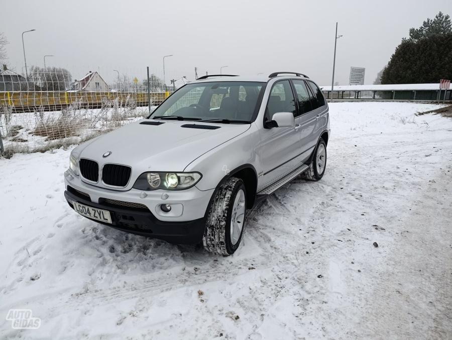 Pelēks BMW X5 2004 Marijampole, ar dzinēja tilpumu 3.00 L un nobraukumu 145 tūkst. km par 2999 €, foto 3 vietnē AUTOMOTO.COM.LV
