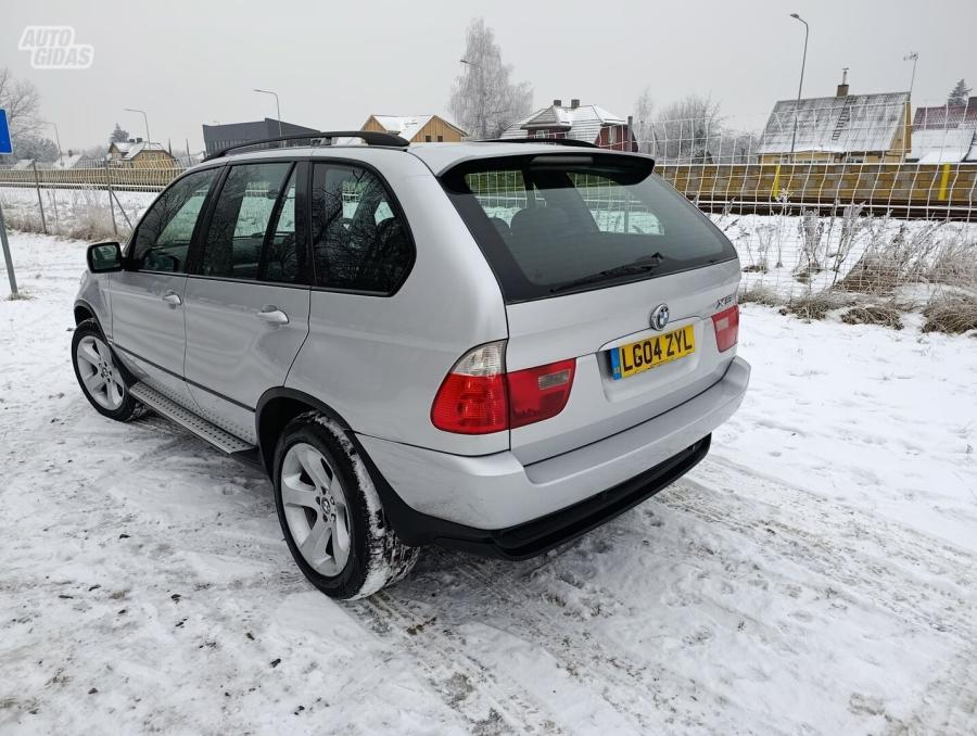 Pelēks BMW X5 2004 Marijampole, ar dzinēja tilpumu 3.00 L un nobraukumu 145 tūkst. km par 2999 €, foto 4 vietnē AUTOMOTO.COM.LV
