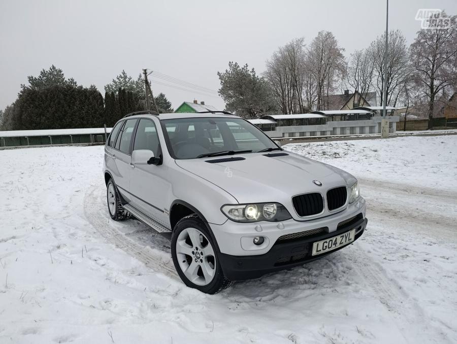 Pelēks BMW X5 2004 Marijampole, ar dzinēja tilpumu 3.00 L un nobraukumu 145 tūkst. km par 2999 €, foto 6 vietnē AUTOMOTO.COM.LV