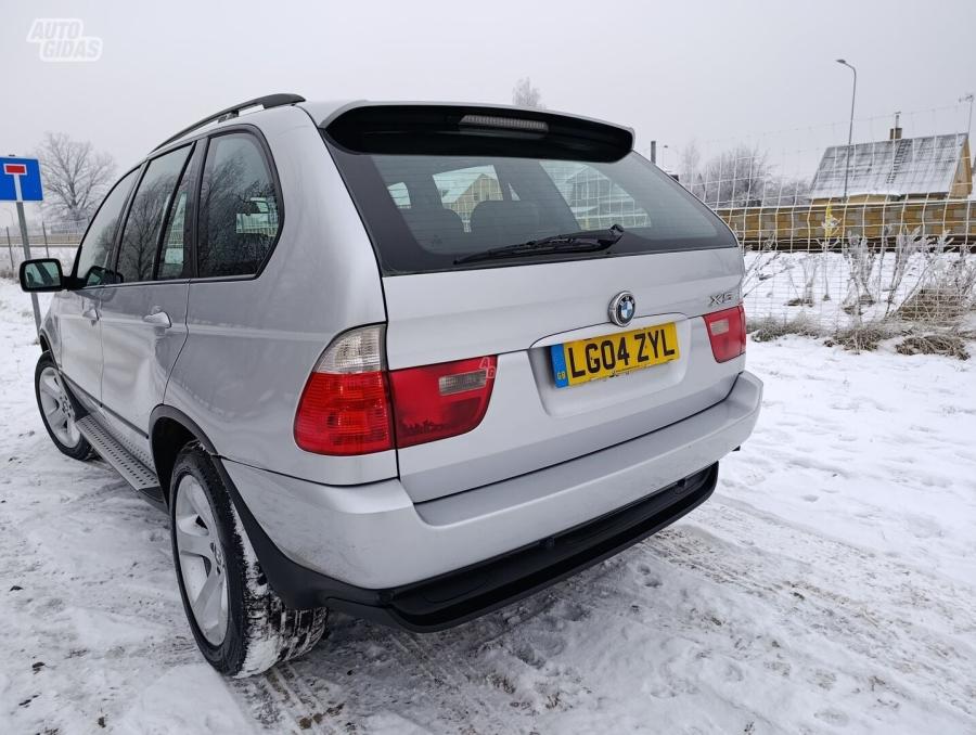 Pelēks BMW X5 2004 Marijampole, ar dzinēja tilpumu 3.00 L un nobraukumu 145 tūkst. km par 2999 €, foto 12 vietnē AUTOMOTO.COM.LV