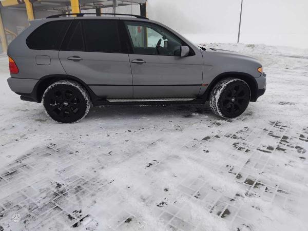 Grey BMW X5 2004 in Sirvintos, with an engine capacity of 2.99 L and mileage of 196 thousand km for 5000 €, photo 3 on AUTOMOTO.COM.LV