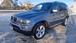 Grey BMW X5 2004 in Marijampole, with an engine capacity of 2.99 L and mileage of 333 thousand km for 4550 €, photo  on AUTOMOTO.COM.LV