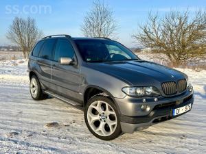 Grey BMW X5 2004 in Riga, with an engine capacity of 3.00 L and mileage of 334 thousand km for 6750 €, photo  on AUTOMOTO.COM.LV