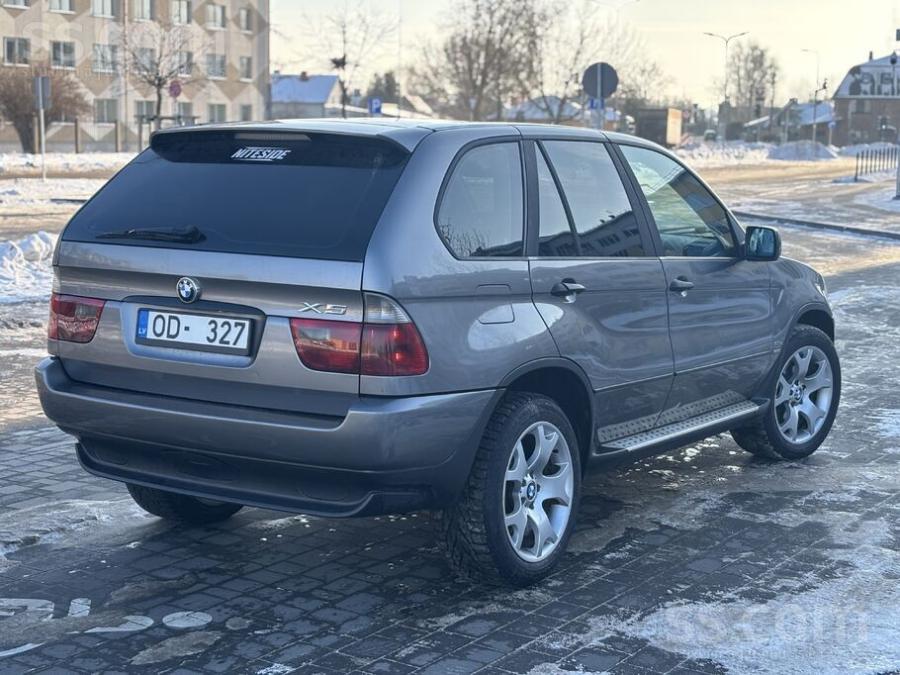 Pelēks BMW X5 2004 Jelgava, ar dzinēja tilpumu 3.00 L un nobraukumu 313 tūkst. km par 5490 €, foto 2 vietnē AUTOMOTO.COM.LV
